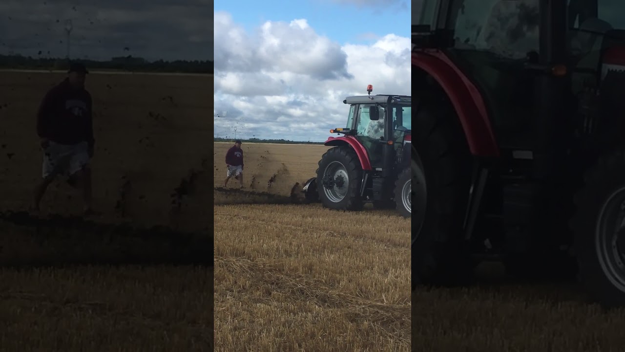 2019 World Plowing - Rotary scratch furrow plow demonstration #2 - YouTube