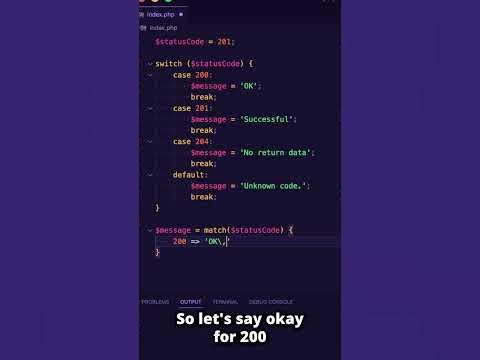 80% Don't Know This PHP TRICK!! Replace Your Switch Statements #php #shorts - YouTube