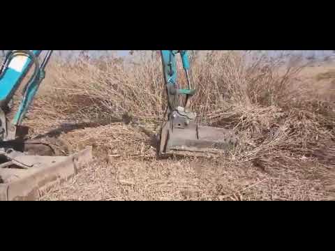 Excavator reed mower hydraulic excavator reciprocating mower sawtooth ...