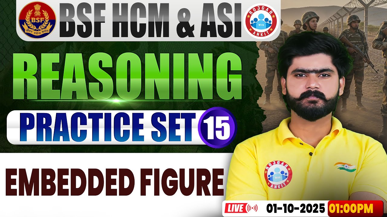 BSF HCM Reasoning Class | BSF Reasoning Practice Set #15 | Embedded ...