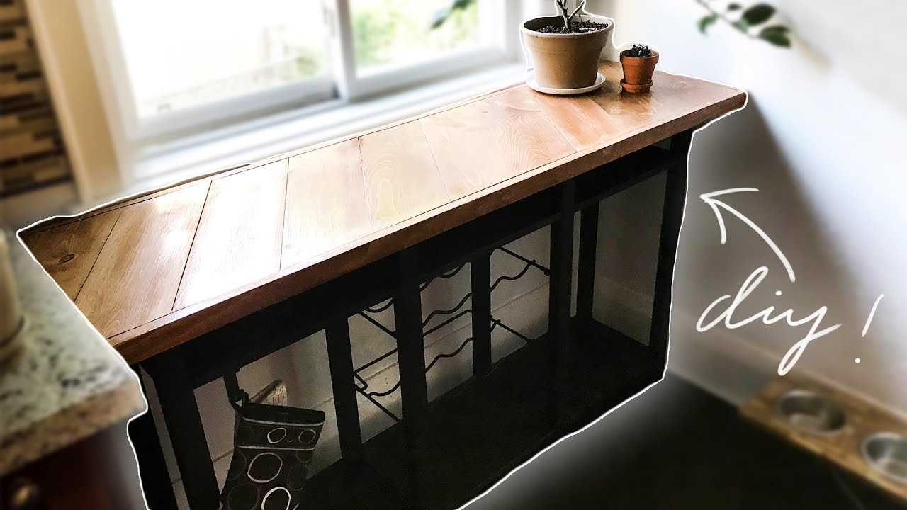 I made the kitchen credenza of my DREAMS! - YouTube
