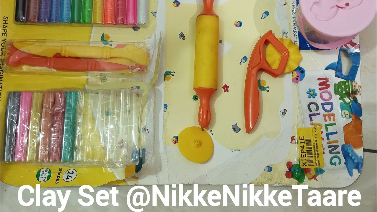 Playing with clay l making different shapes@NikkeNikkeTaare - YouTube