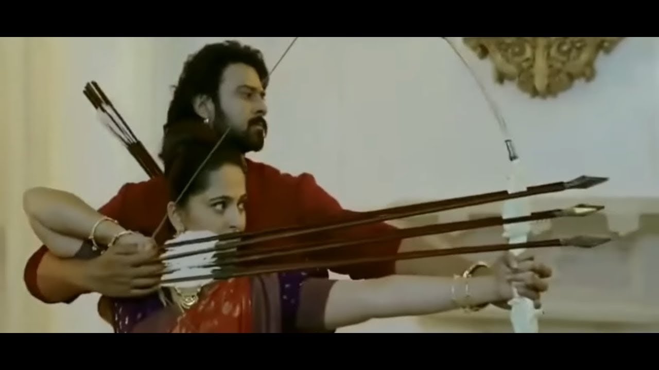 Bahubali 2 | Arrow Action Scene | Bahubali Teachs Deva sina - YouTube