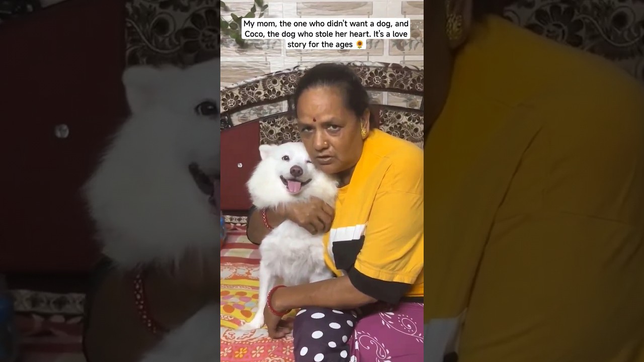 Mummy with her Coco paw paw. The one who said no to a dog is now the ...