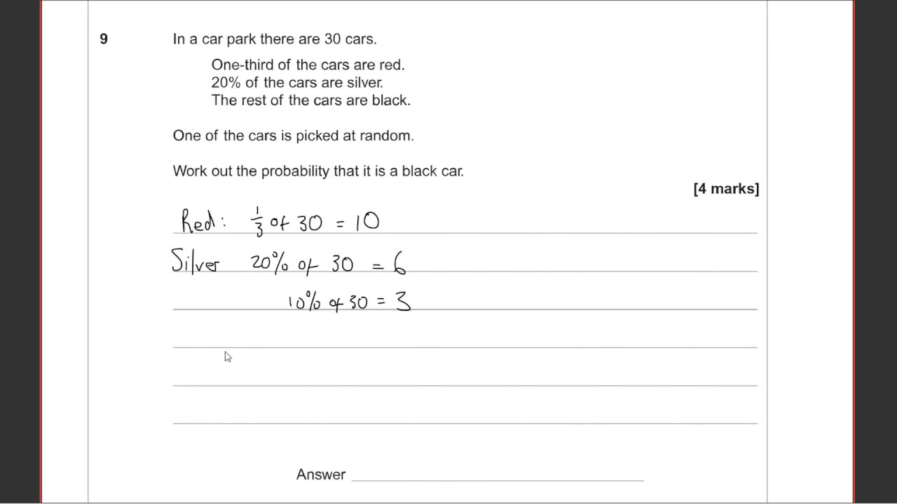 Gcse Mathematics Aqa November 2016 4365 Paper 1 Foundation Q9 Free gcse-mathematics-aqa-november-2016-4365-paper-1-foundation-q9-free