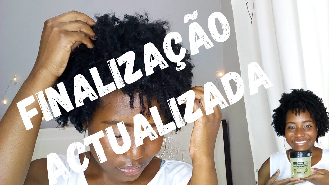 Finalização no cabelo crespo 4c | fitagem no 4c - YouTube