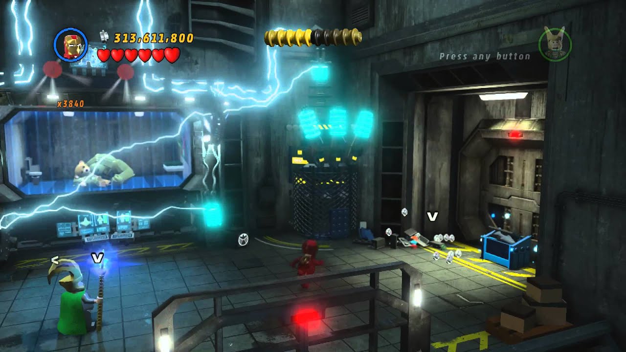 LEGO Marvel Superheroes - Rock Up At The Lock Up Free Roam (100% ...