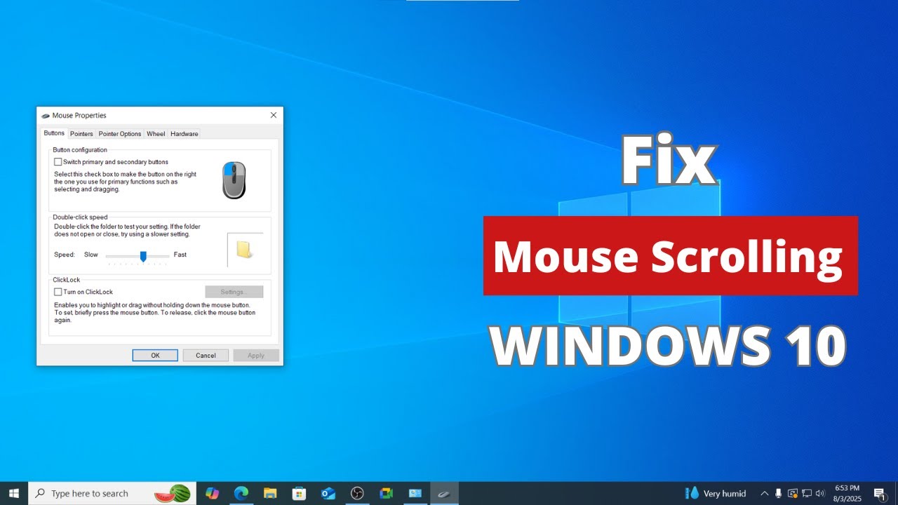 How to Fix Mouse Wheel Scrolling Problem in Windows 10 - YouTube