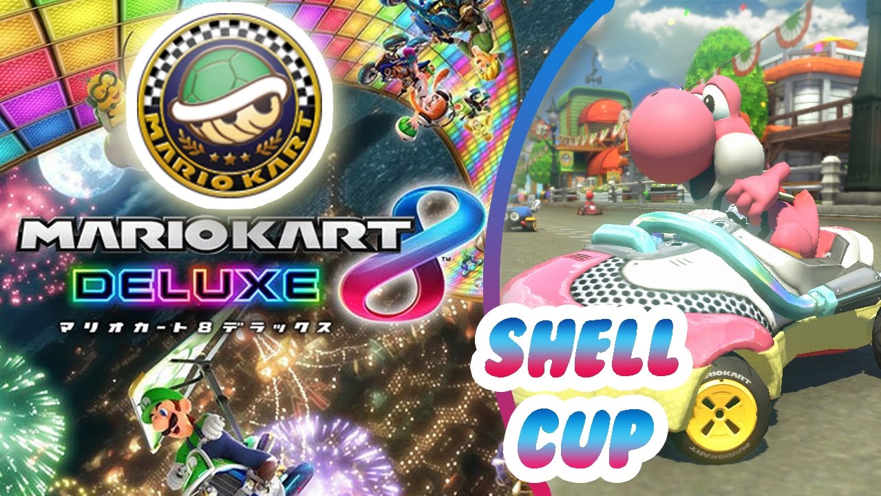 Mario Kart 8 Deluxe Shell Cup 150CC ~ PINK YOSHI TIME - YouTube
