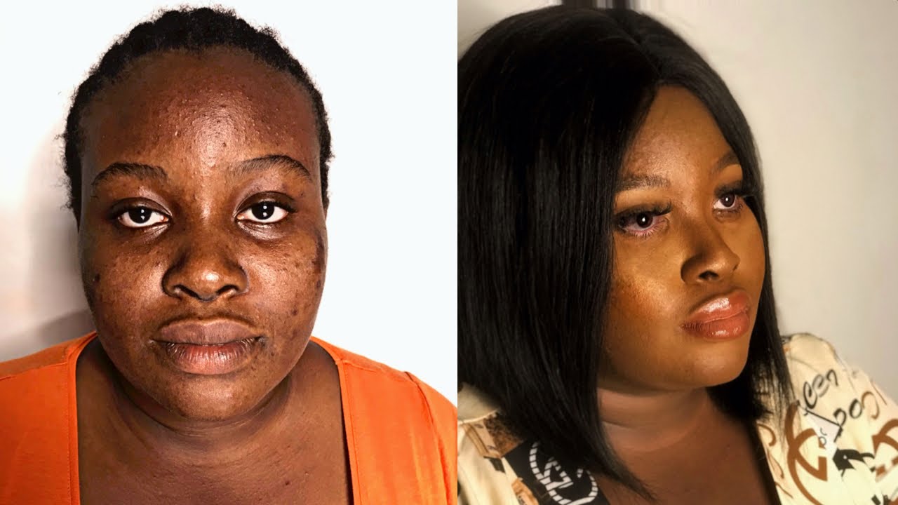 HOW TO MAKE A ROUND FACE LOOK SLIMMER AND NOT PUFFY - YouTube