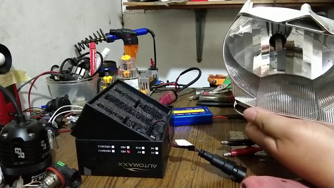 led HB3 9005 buat high beam automaxx bc 480rb - YouTube