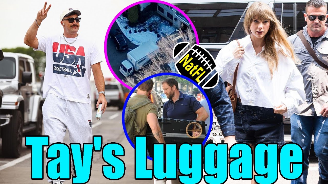 OMG! Taylor Swift's moving Truck arrives at Travis Kelce's new Mansion ...