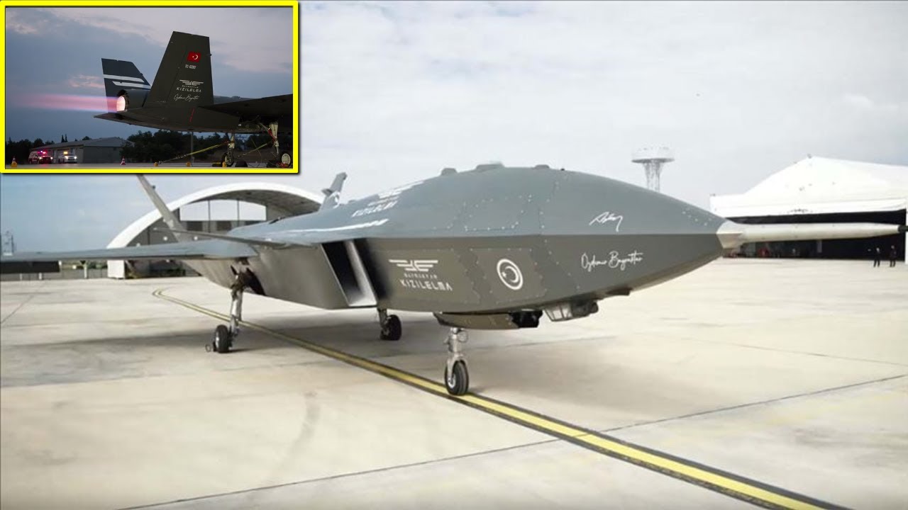 KIZILELMA UCAV with tail number TC-OZB3 successfully completed the test ...