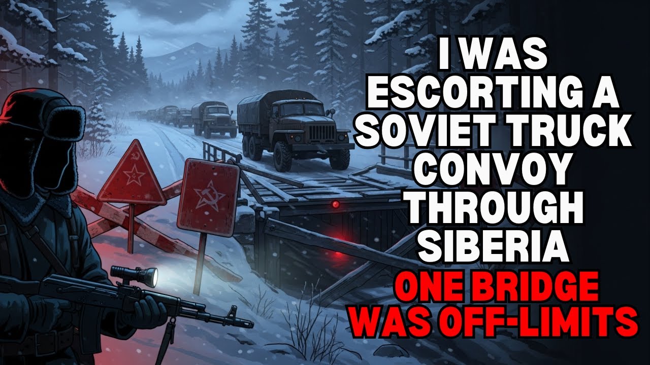 I Was Escorting a Soviet Truck Convoy Through Siberia, 1981. One Bridge ...
