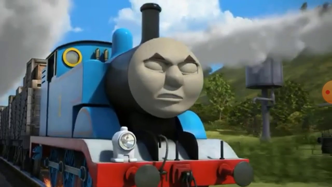 Thomas falls off the rails! - YouTube