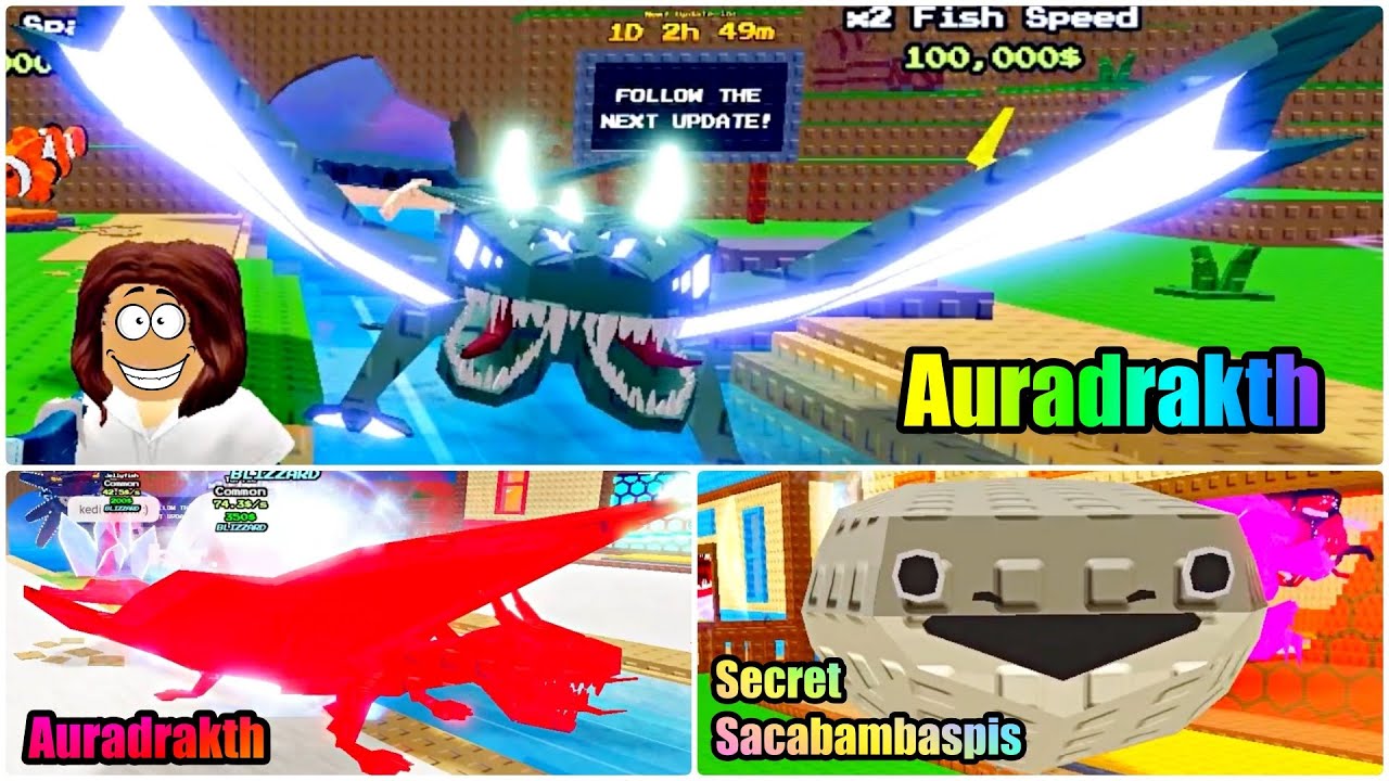 (AURORA UPDATE) Unlocking NEW AURORA FISH and SECRET FISH - Steal a ...