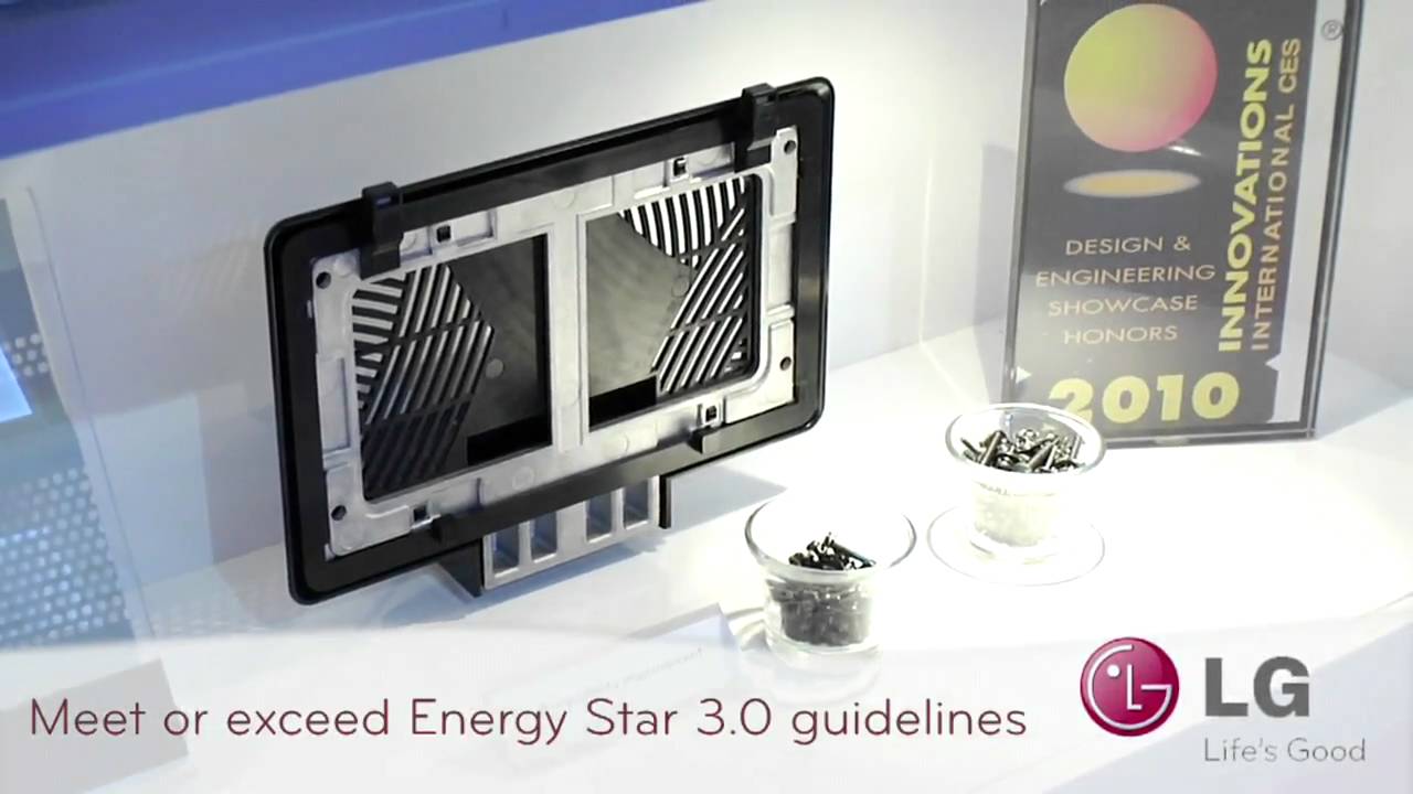LG CES 2010: Eco-Friendly LED LCD TV - YouTube