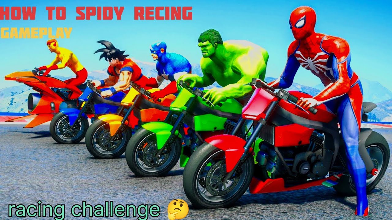 Bike spidy game spider 🕷️ 🕸️ 🕷️ bike racing new bike spidy - YouTube