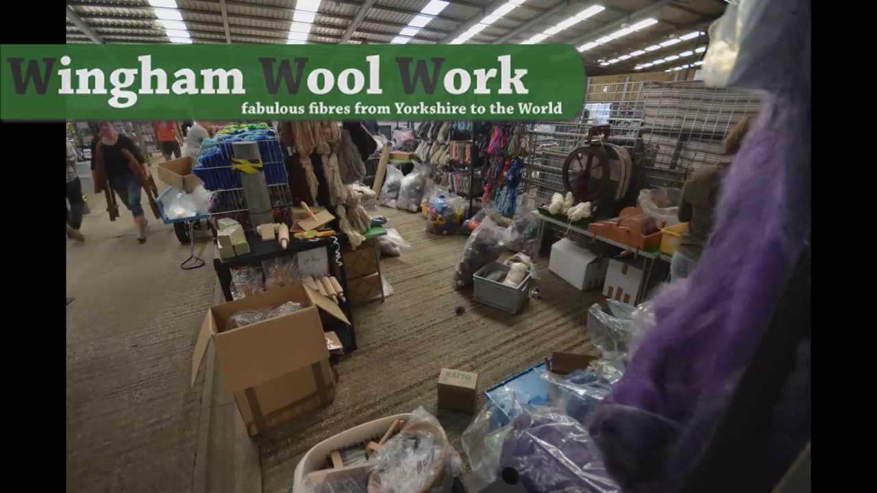 Wingham Wool Work @ Yarndale 2013 - YouTube