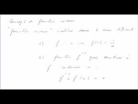 les fonctions usuelles - YouTube