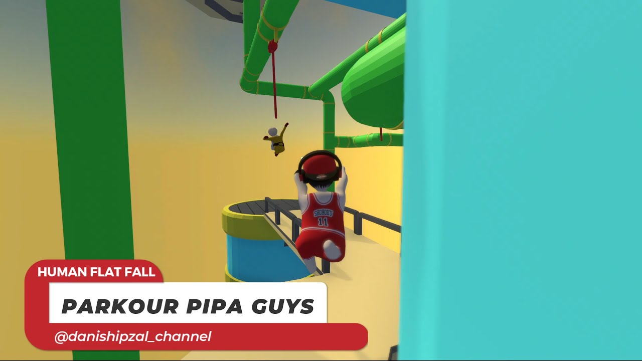 HUMAN FLAT FALL...PARKOUR PIPA GUYS - YouTube