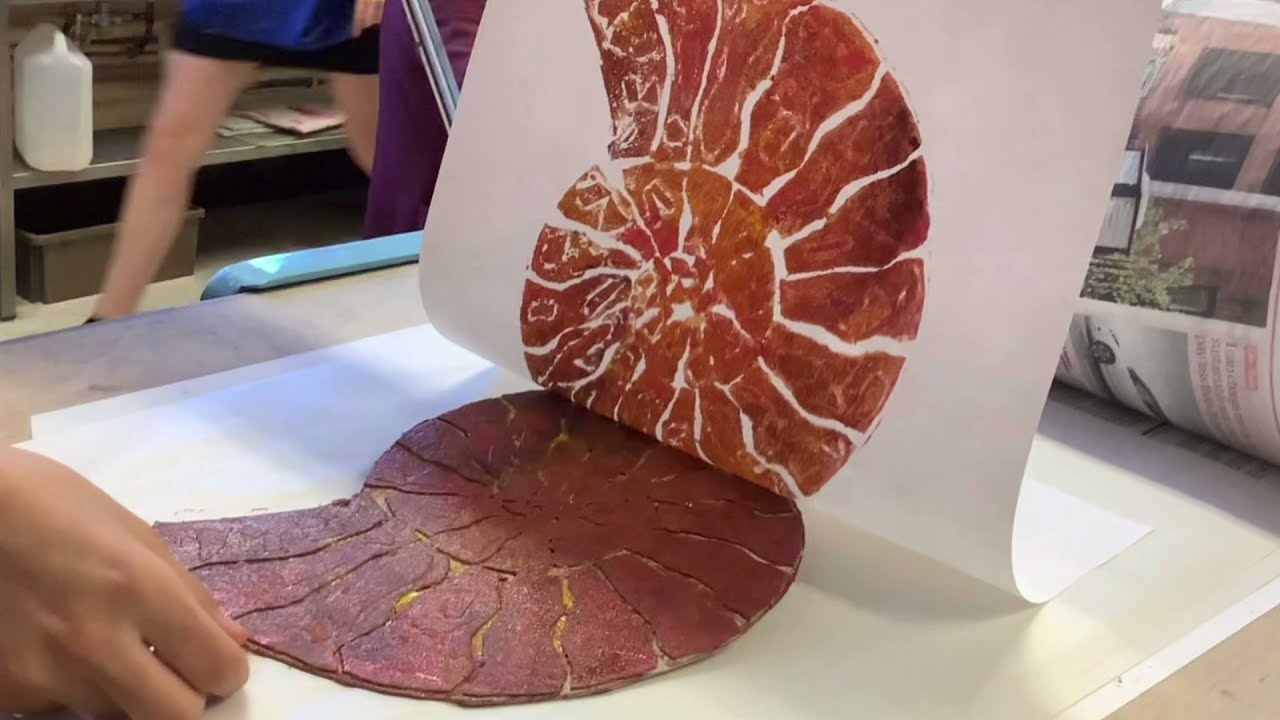 How to make a Collagraph - YouTube