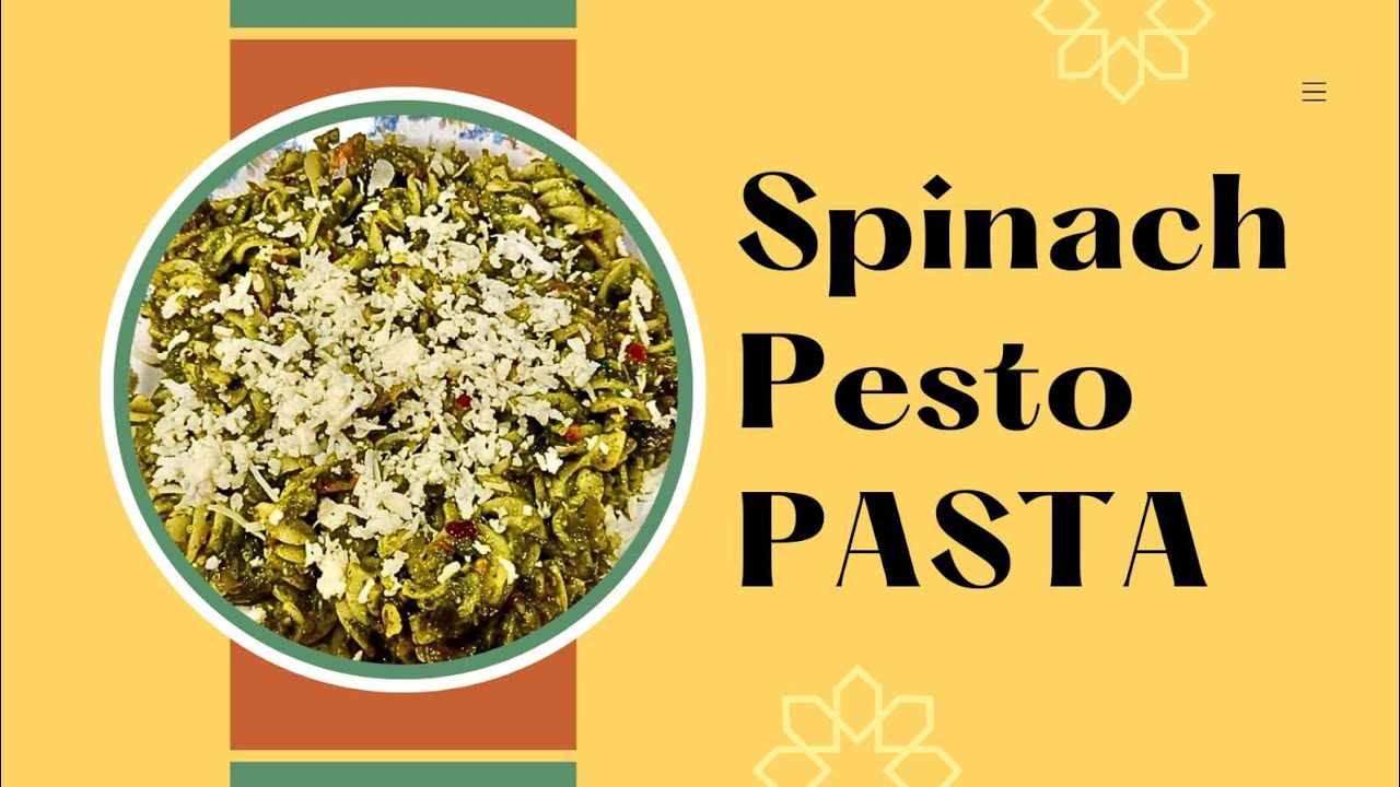 Cheesy spinach pasta recipe | पालक पास्ता | Healthy Palak pasta ...
