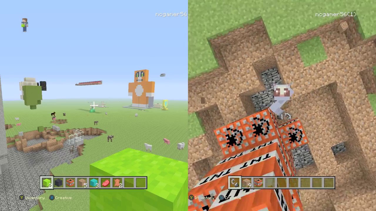 Minecraft Xbox One -build battle: Small Creeper - YouTube