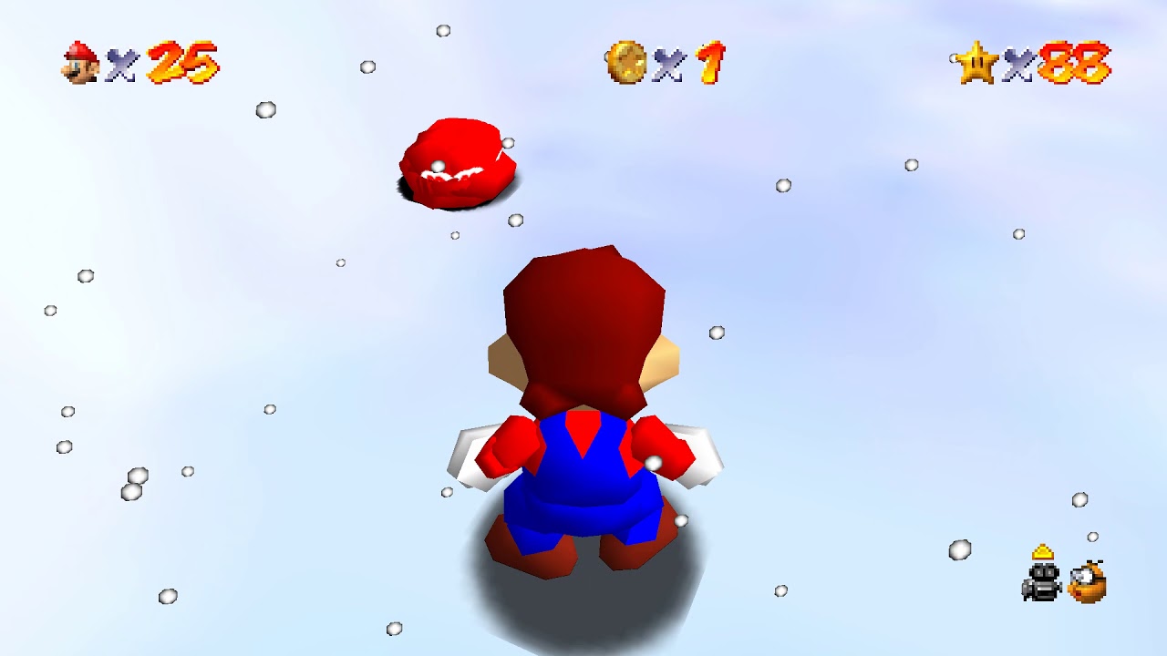 Super Mario 64 PC Port - Snowman's Land Hat Dupe Glitch - YouTube