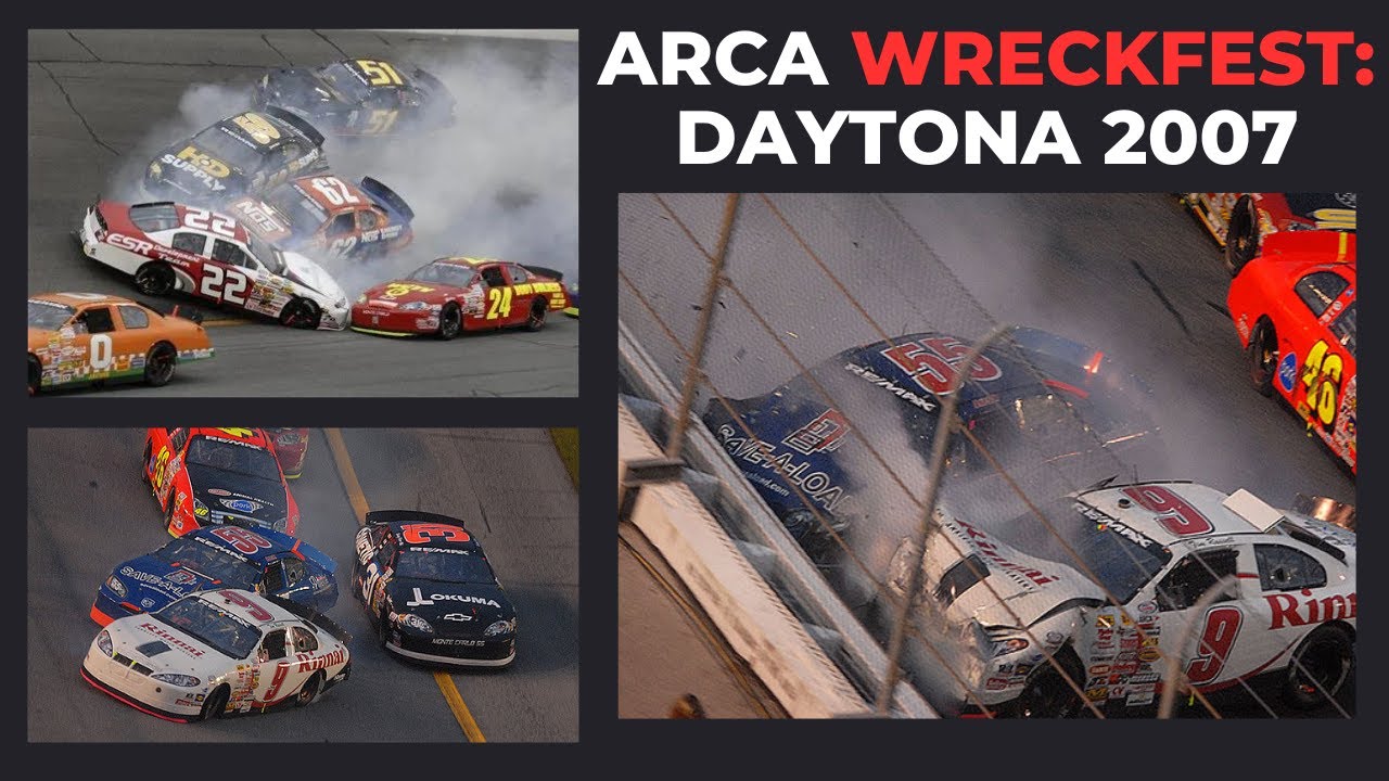 ARCA Wreckfest: 2007 Daytona ARCA 200 - YouTube