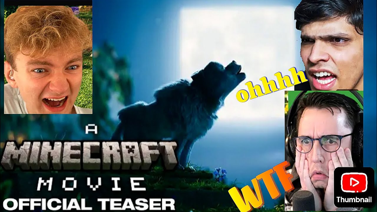 YouTubers got crazy reaction on Minecraft movie - YouTube