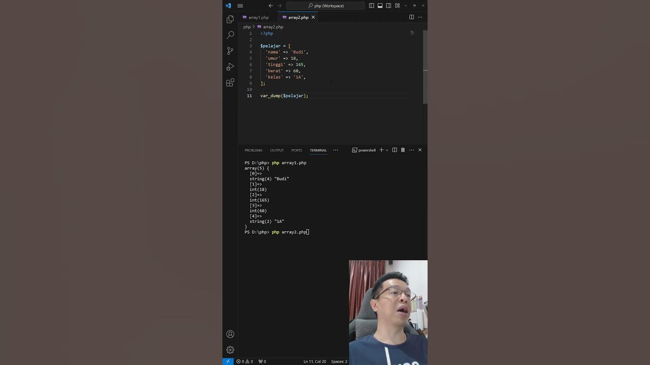 Assosiative Array Skysen Coding Pemograman Php Array Youtube