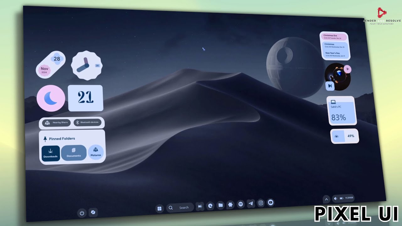 How to get Pixel UI on Windows 11 | Customize Your Windows 11 With ...
