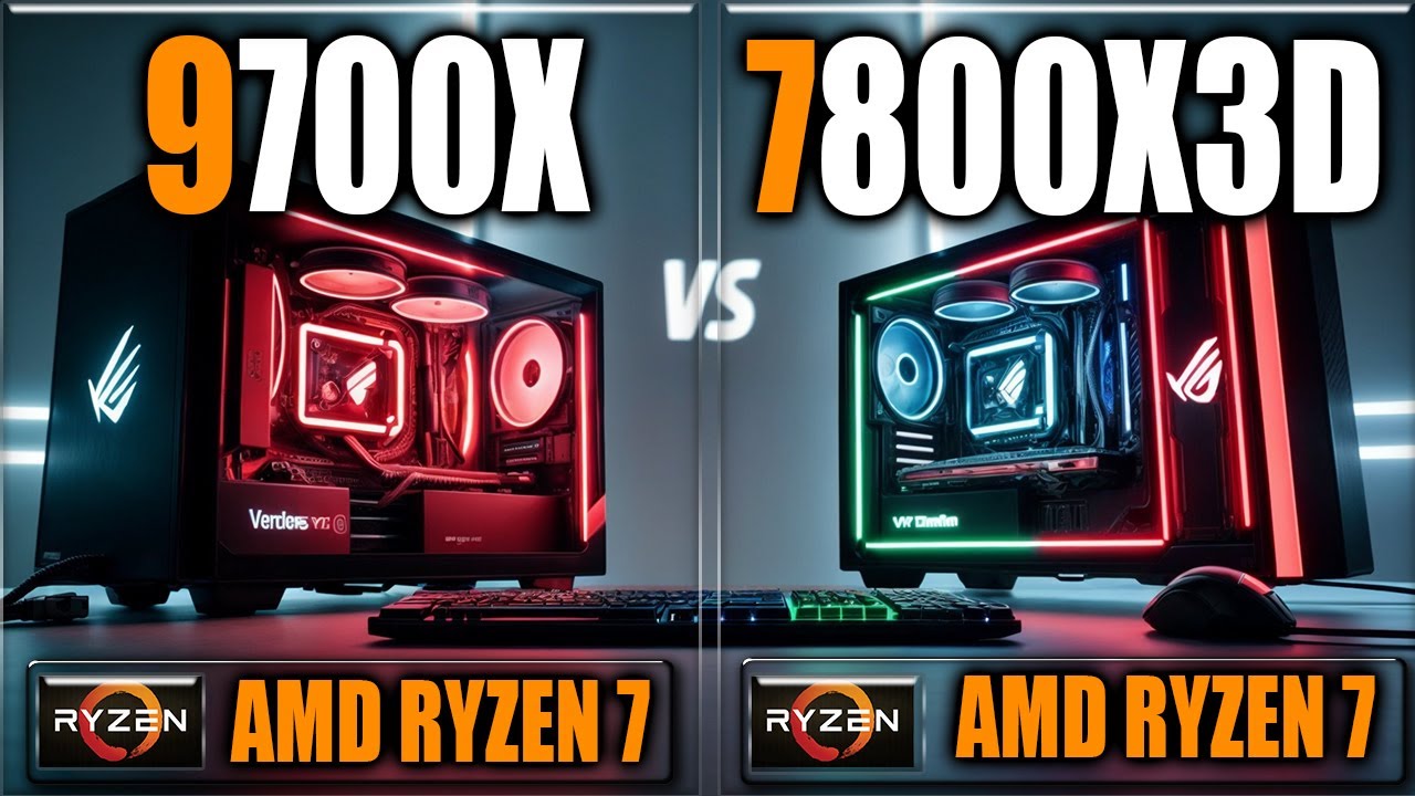 9700X vs 7800X3D Benchmarks - Tested in Games and Applications - YouTube