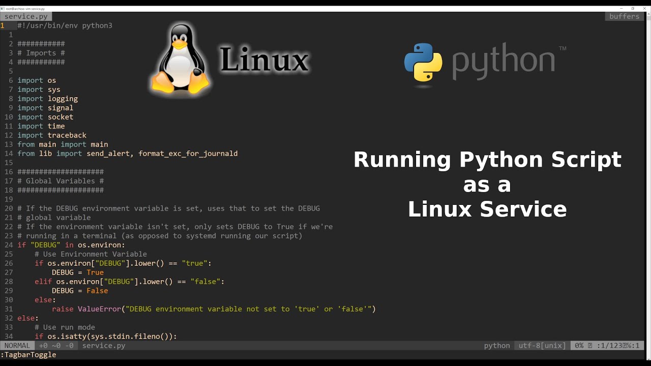 Running Python Script As A Linux Service YouTube