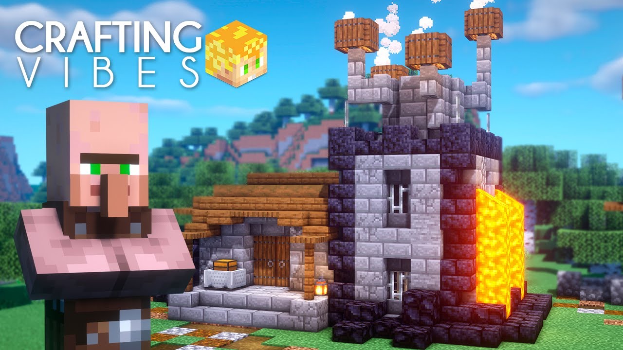 Minecraft: How to build a TOOLSMITH HOUSE - YouTube