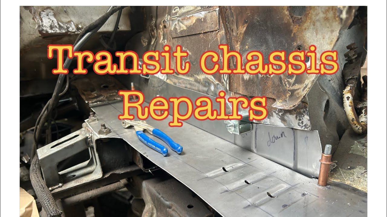 Smiley transit chassis repairs,, Bmw m47 engine conversion - YouTube