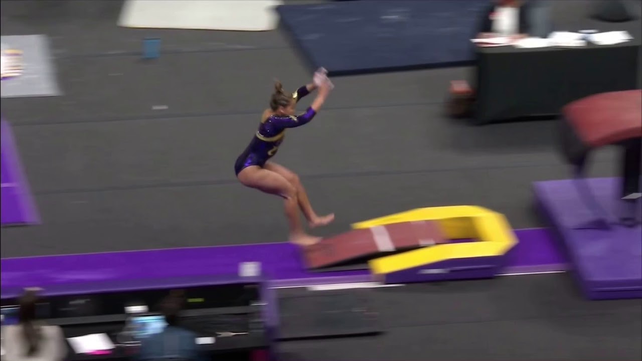 Haleigh Bryant Vault Lsu Gym 101 2020 Youtube