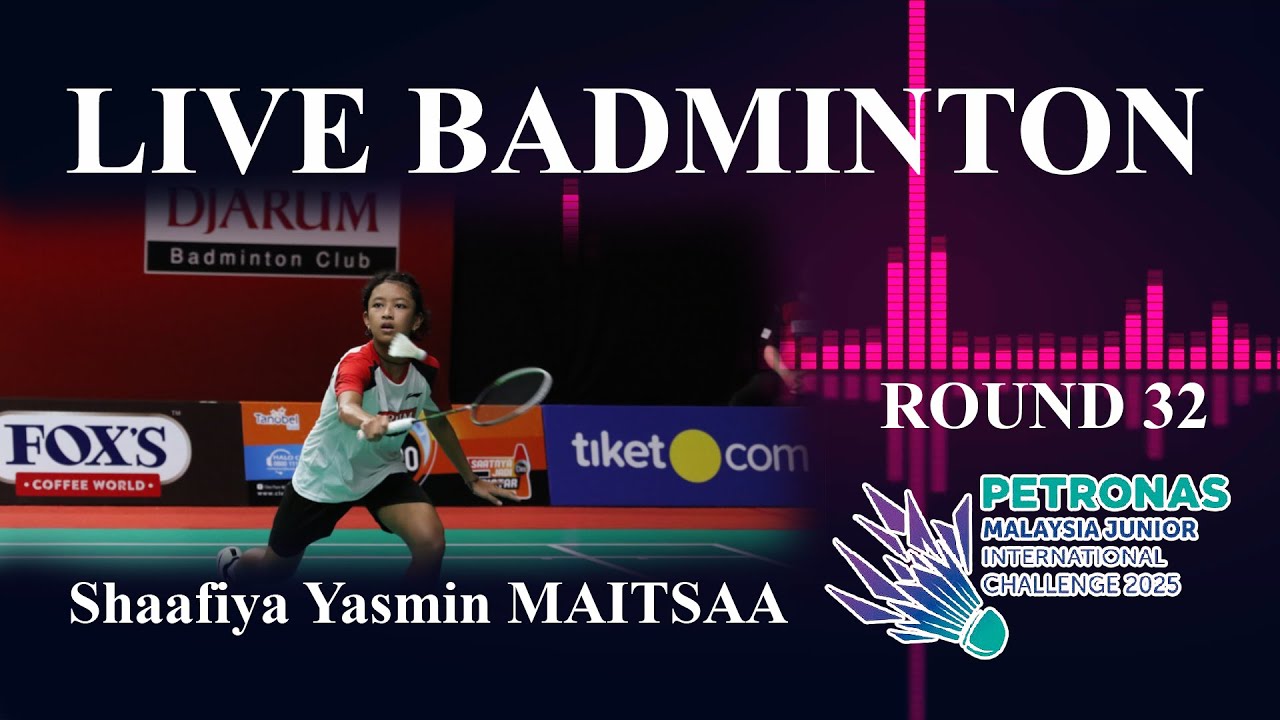 🔴LIVE - Shaafiya Yasmin MAITSAA vs Thi Thu H NGUYEN - Malaysia Junior International Challenge ...