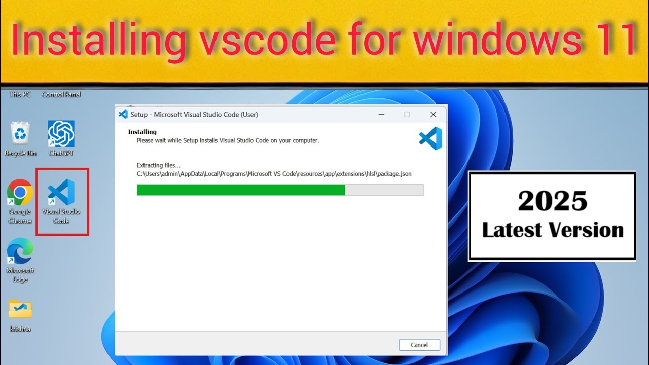 How to Install Visual Studio Code for Windows 11 (2025) | Setp - By ...