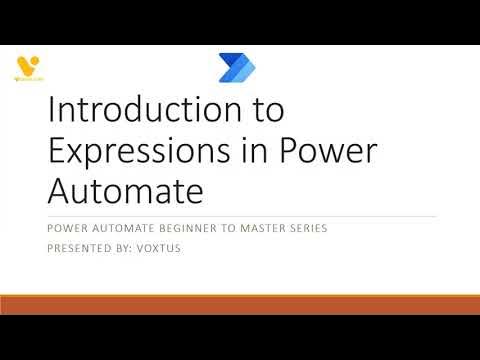 (6) Introduction to Expressions in Power Automate | Power Automate Beginner to Master Series ...