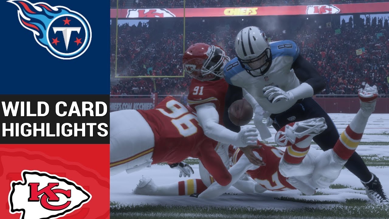 Titans vs. Chiefs | NFL Wild Card Game Highlights Madden 18 - YouTube