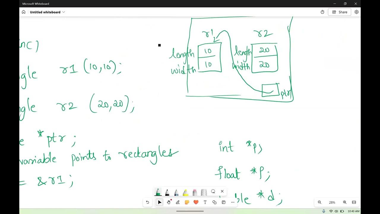 Pointers of Class Type and Pointer Arrays - YouTube