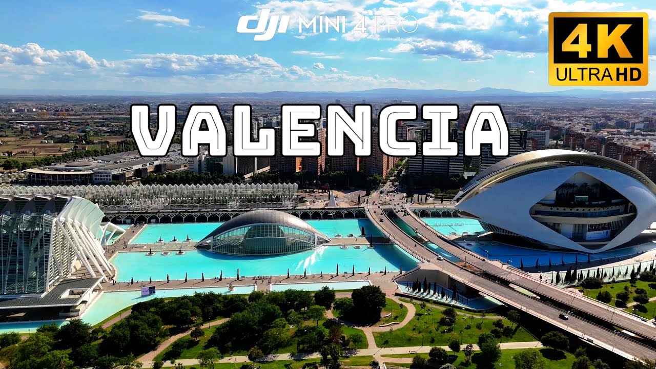 Valencia, Spain 🇪🇸 City of Arts and Sciences 4K Drone Footage - YouTube