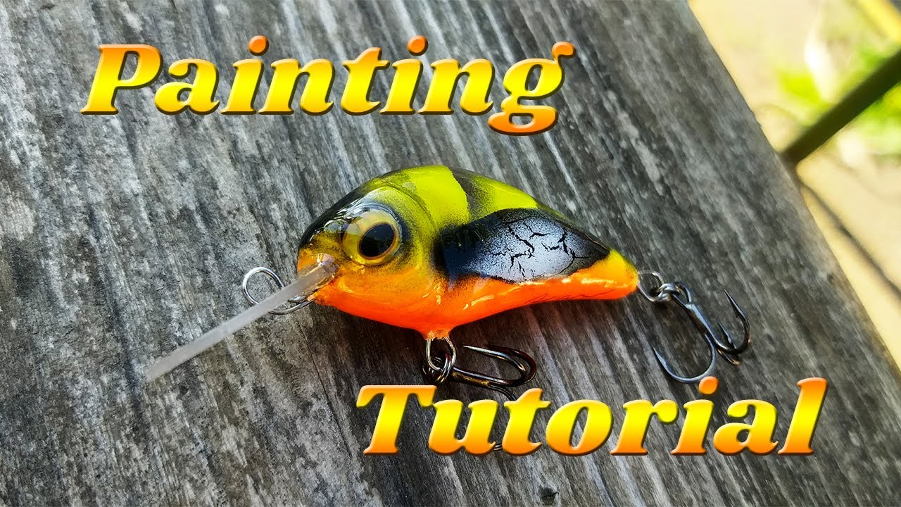 Lure painting tutorial. Wasp Pattern - YouTube