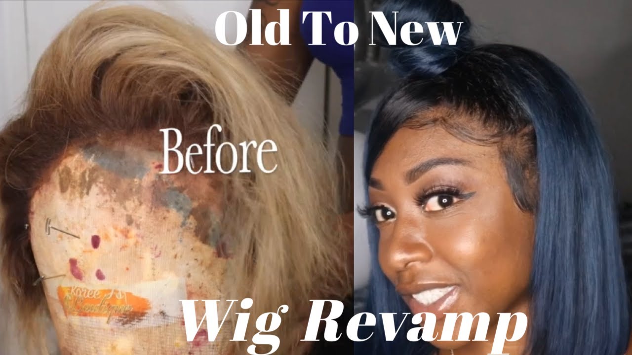 HOW TO: Revamp Old Wig| Restore & Revive Old Wig| Revamp old wig to ...