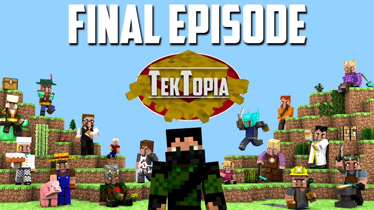 TekTopia #100 - Series Finale! (Minecraft Villager Mod) - YouTube