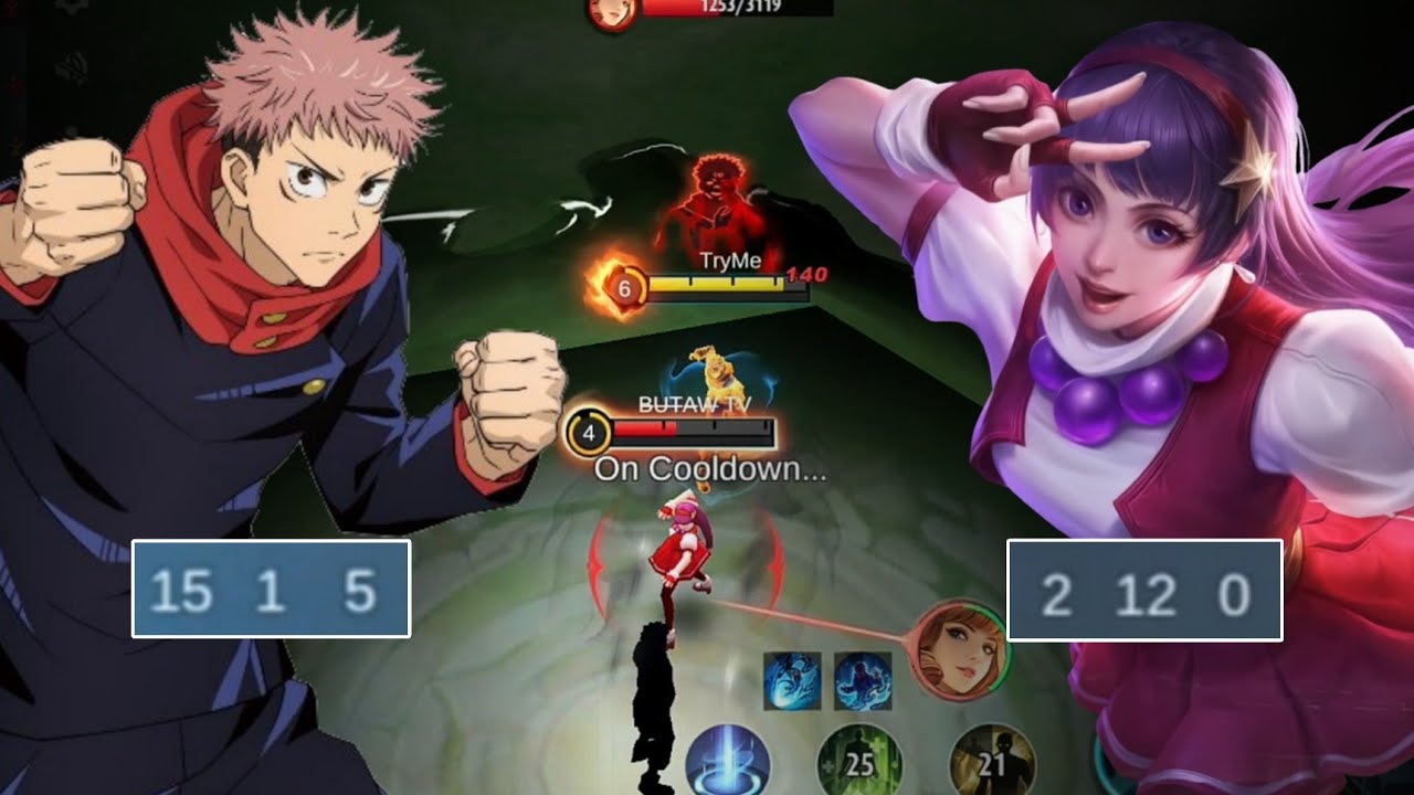 JJK Yin VS KOF Guinevere In Exp Lane | Best Build And Emblem - MLBB ...