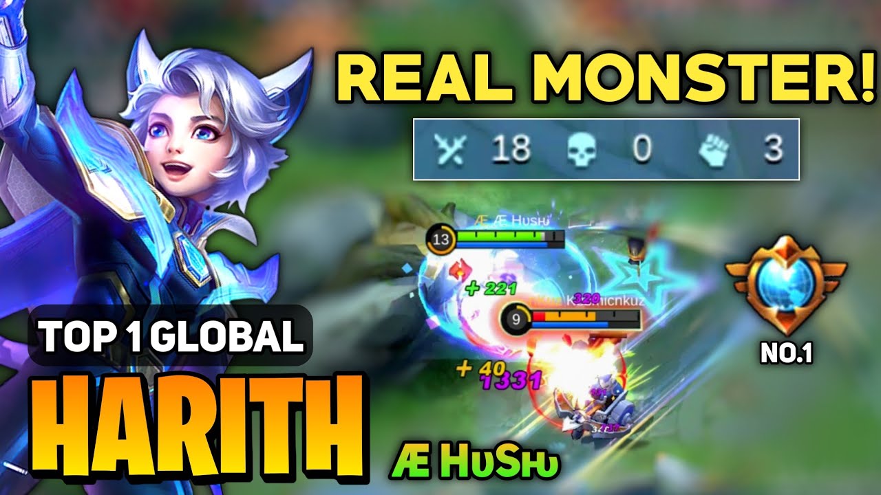 NO.1 HARITH KING Perfect Gameplay [ Top 1 Global Harith Best Build ] Æ ...