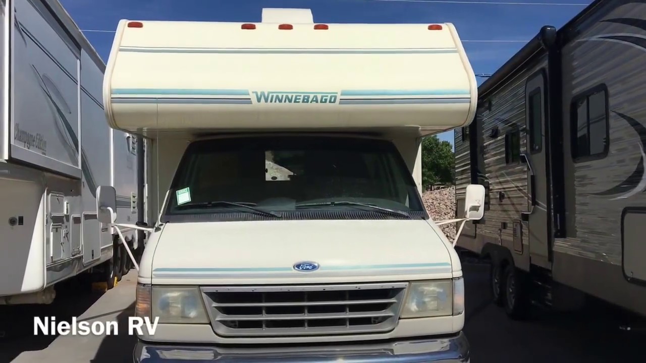 1994 Winnebago Minnie Winnie 428RQ - YouTube